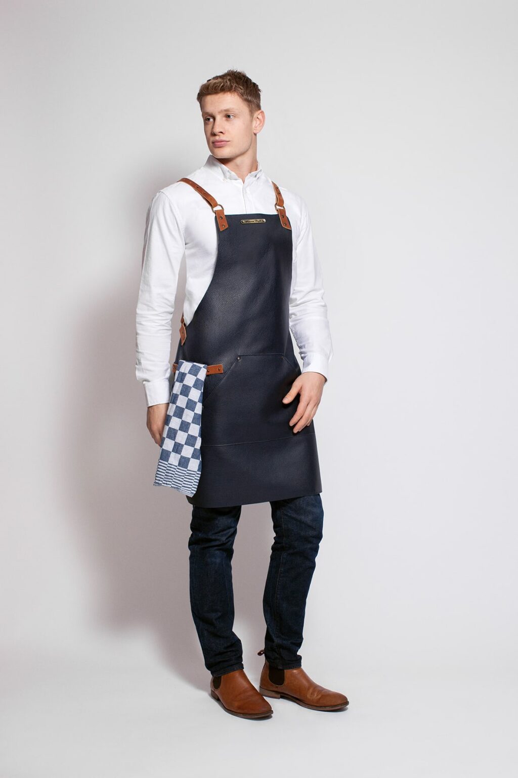 Cross-Strap Apron – Deluxe Leather Apron | Stalwart Crafts US