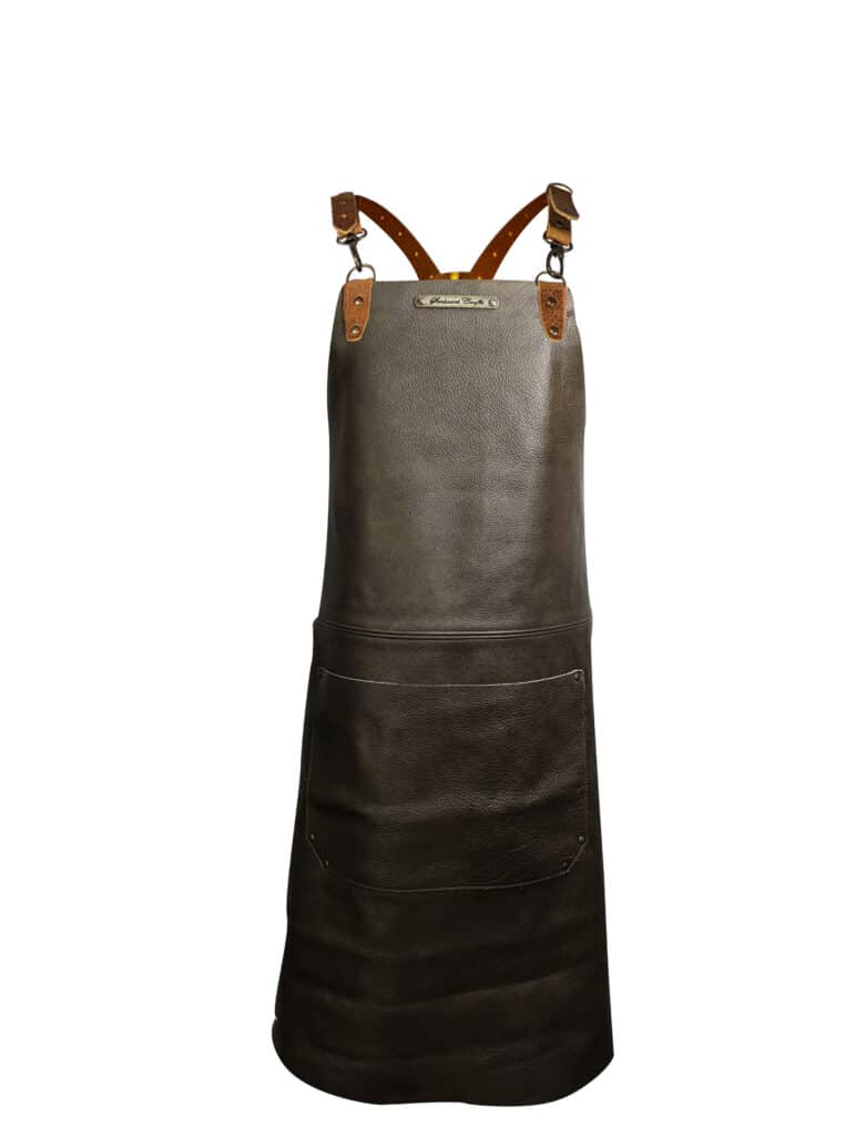 XL Cross-Strap Apron – Deluxe Leather | Stalwart Crafts US