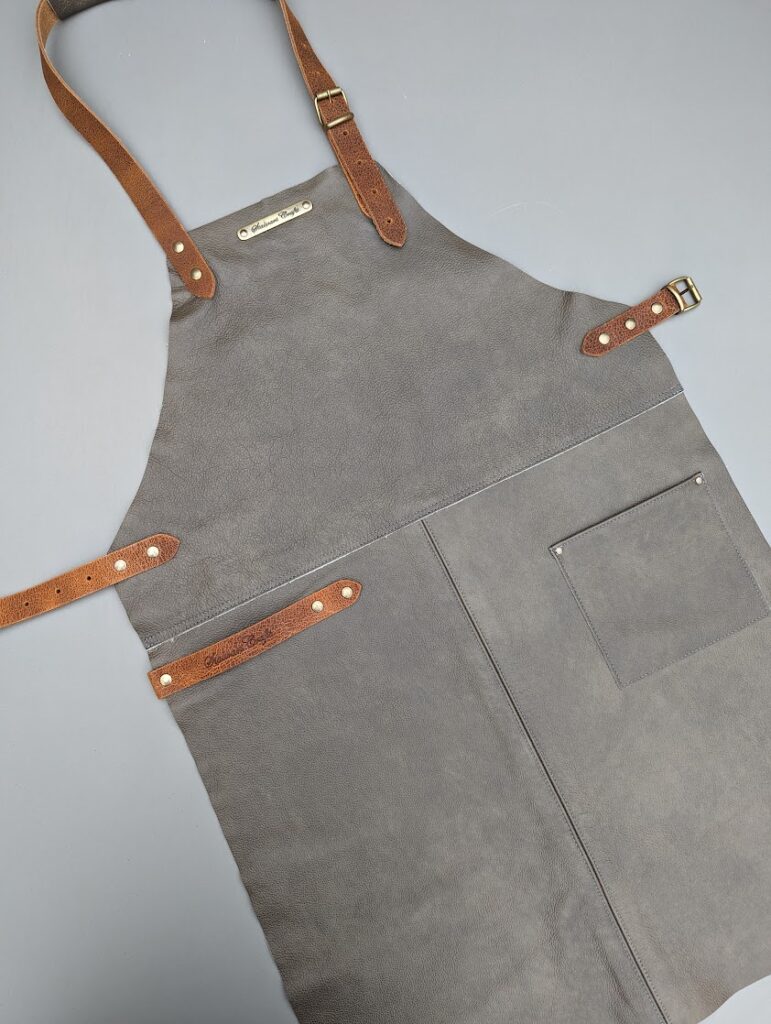 Basic Apron Deluxe Leather - Kitchen Apron| Stalwart Crafts US